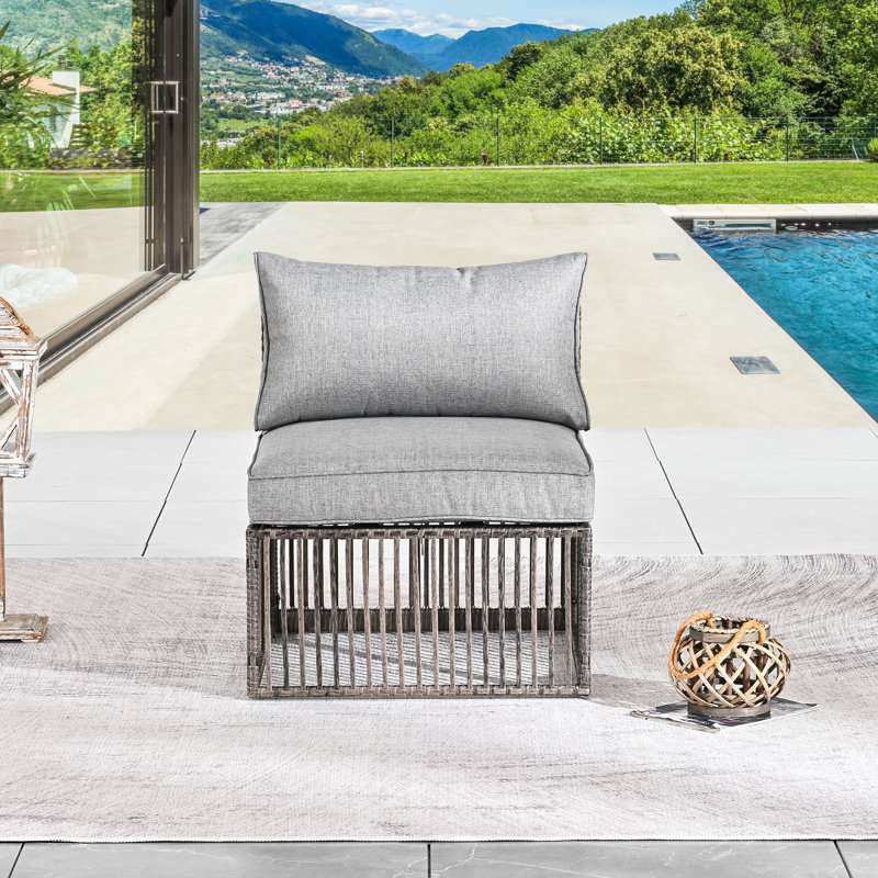 Hokku Designs Adelfina Patio Chair with Cushions & Reviews | Wayfair